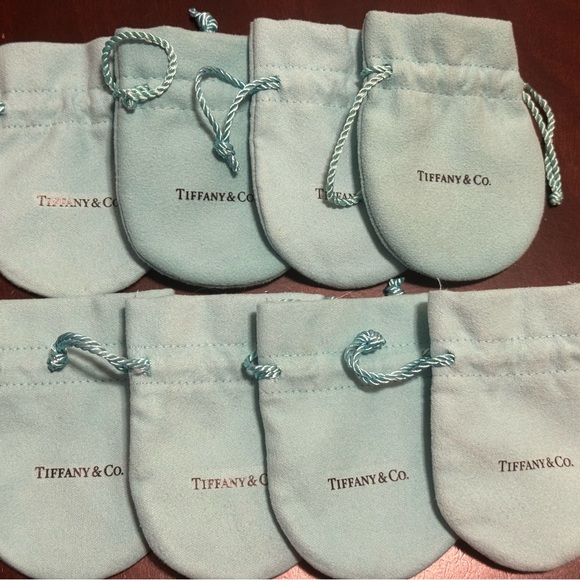 Tiffany & Co. | Jewelry | Tiffany Co Light Blue Jewelry Pouches | Poshmark